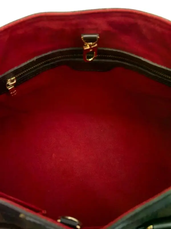 LOUIS VUITTON 2008 Damier Ebene Hampstead Pm Tote Bag
