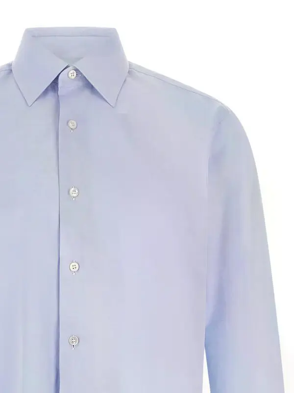 Brioni Clark French-collar Shirt - Blue