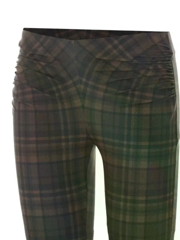 ANIYE BY Jodi Check Flared Trousers