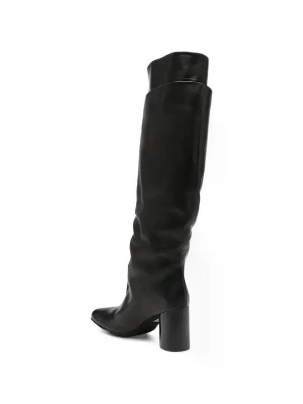 LISKA Square-toe Block-heel Boots
