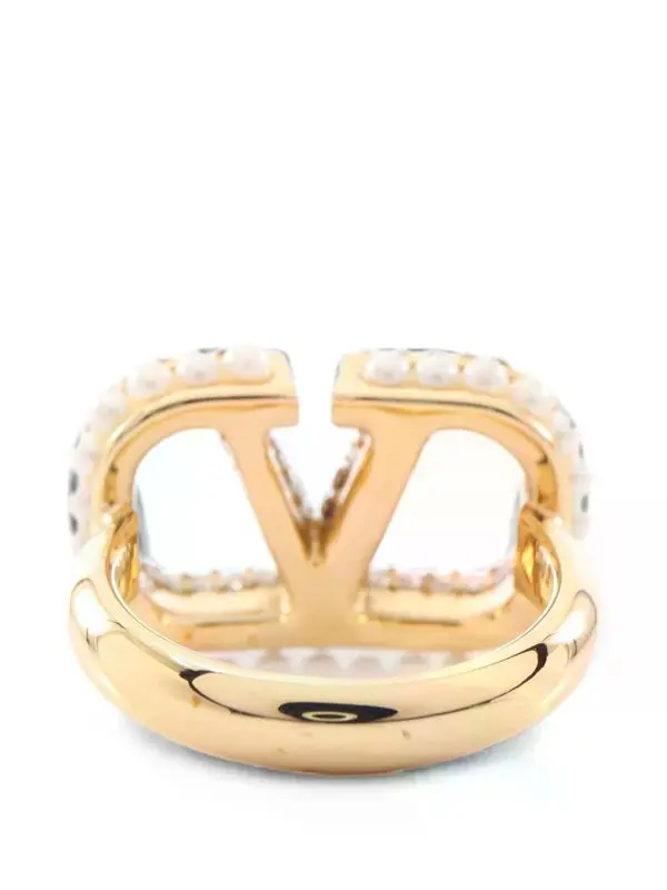 Valentino Garavani Vlogo Faux-pearl Ring
