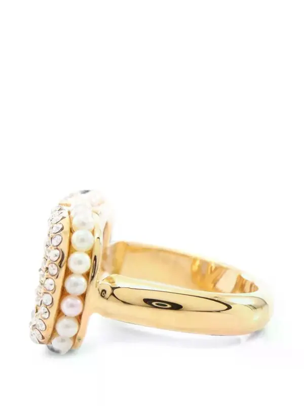 Valentino Garavani Vlogo Faux-pearl Ring