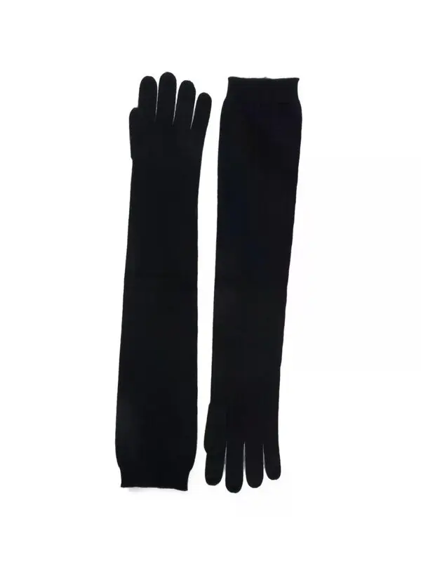 Sofie D'hoore Long-length Knitted Gloves - Blue
