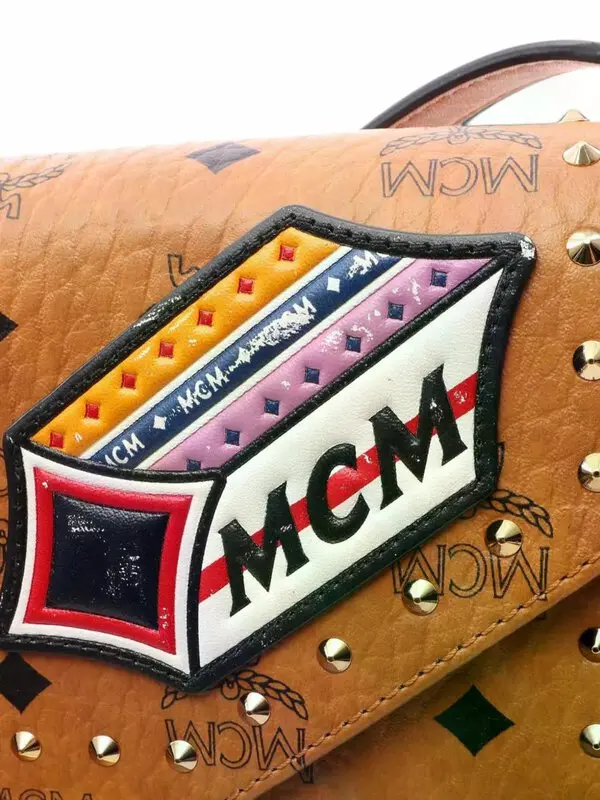 Mcm 2010s Patricia Visetos Shoulder Bag
