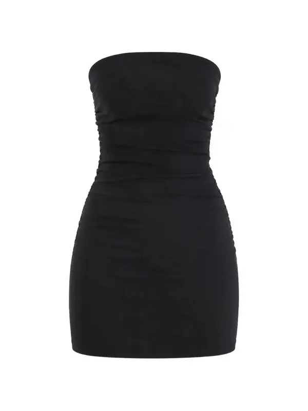 GIL RODRIGUEZ Mini Strapless Convertible Dress - Black