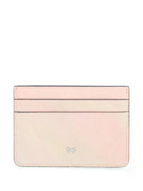 ANYA HINDMARCH Logo-plaque Card Holder - Pink