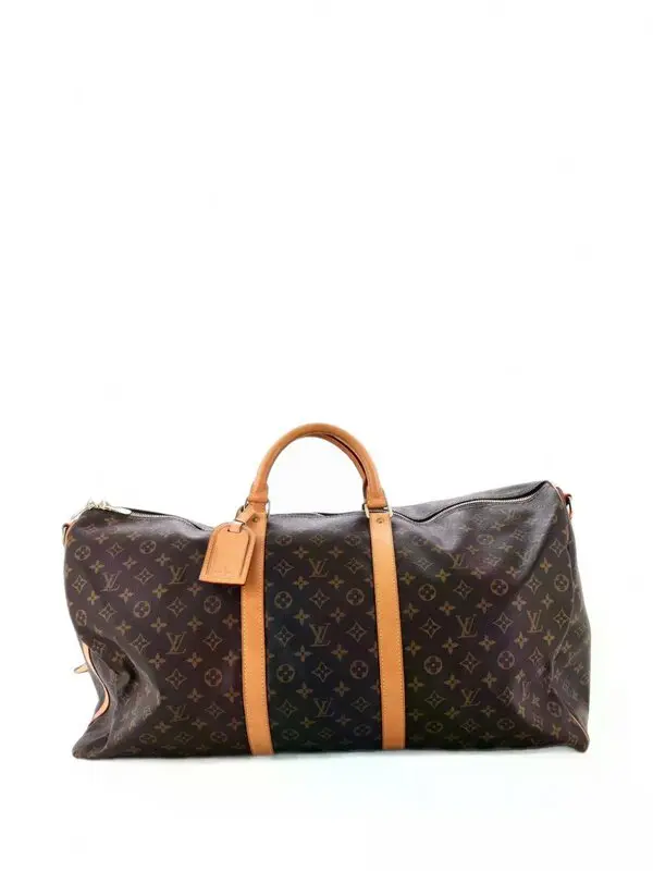 LOUIS VUITTON Keepall Bandouliere Bag Monogram Canvas 60 Travel Bag