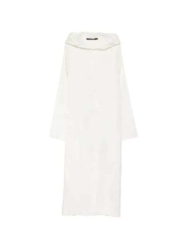 Sofie D'hoore Hooded Button-up Midi Dress