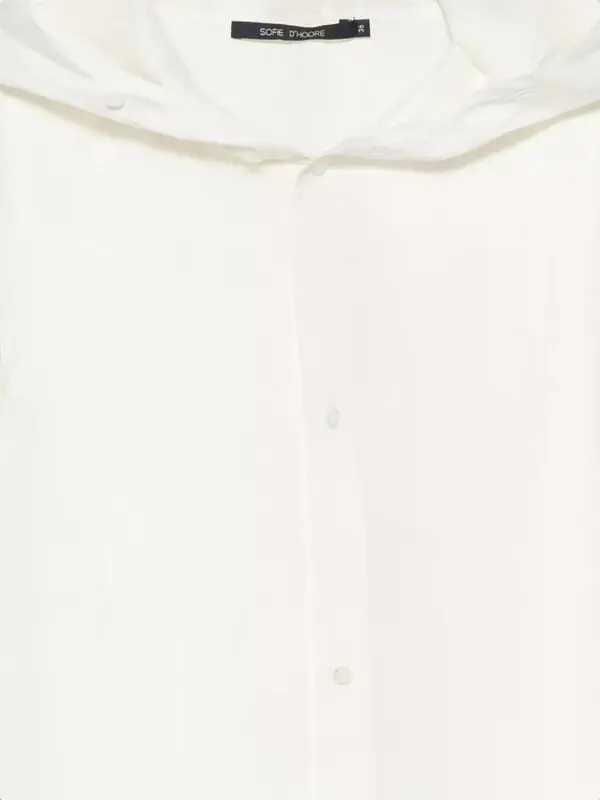 Sofie D'hoore Hooded Button-up Midi Dress