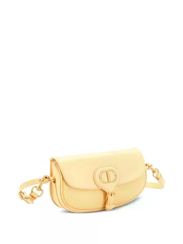 Dior Leather East West Crossbody Bag - Yellow