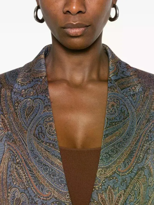 Etro Paisley-print Peak-lapel Jacket