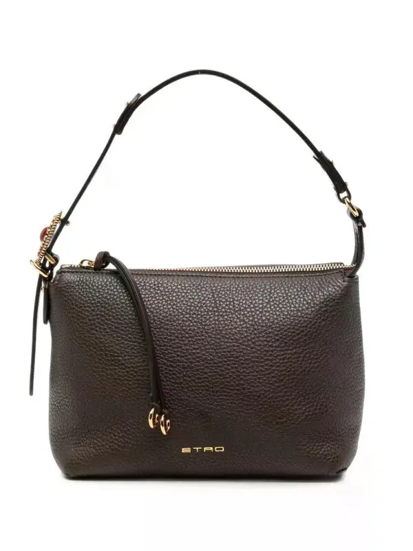 Etro Grainy Leather Shoulder Bag