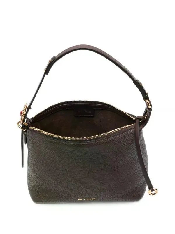 Etro Grainy Leather Shoulder Bag