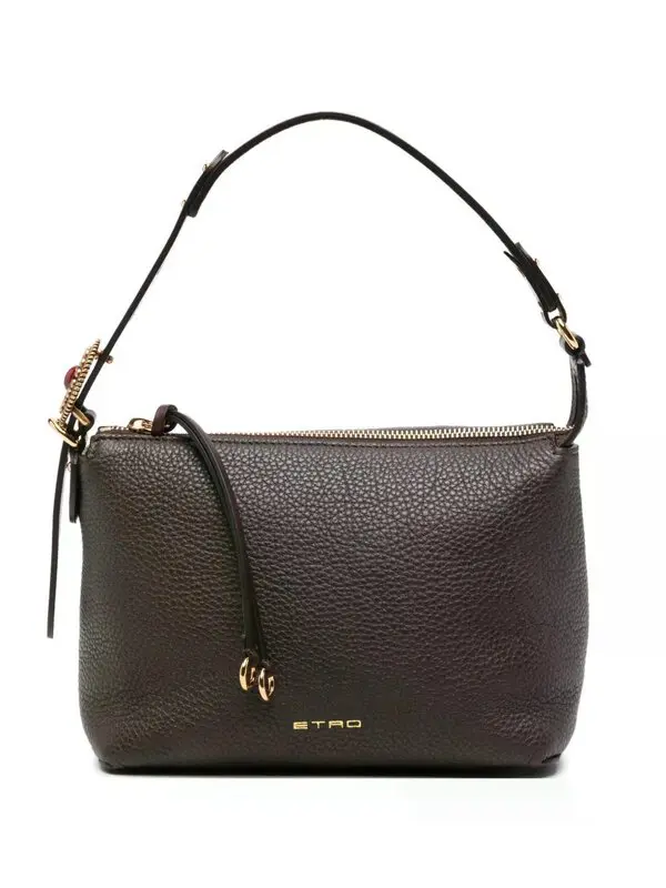Etro Grainy Leather Shoulder Bag