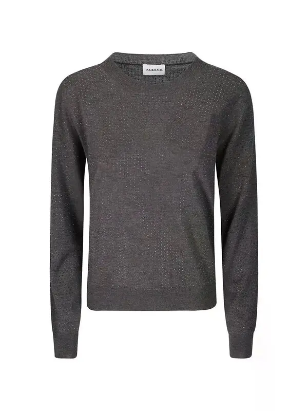 P.a.r.o.s.h Rhinestone-embellished Wool Sweater