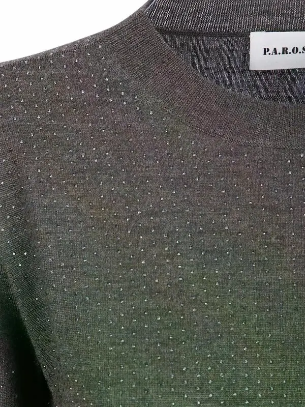 P.a.r.o.s.h Rhinestone-embellished Wool Sweater
