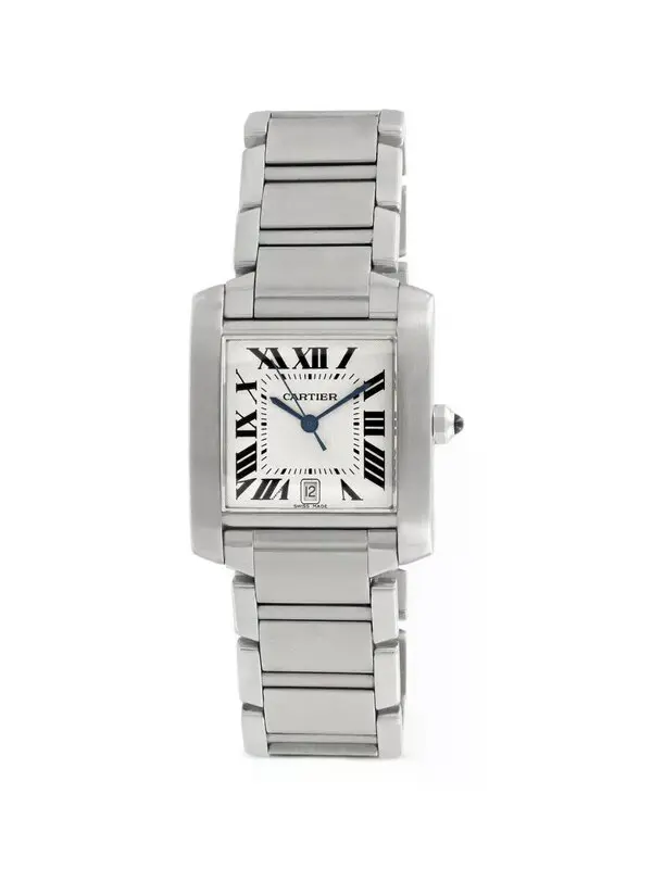 Cartier Tank Française 32mm Watch - White