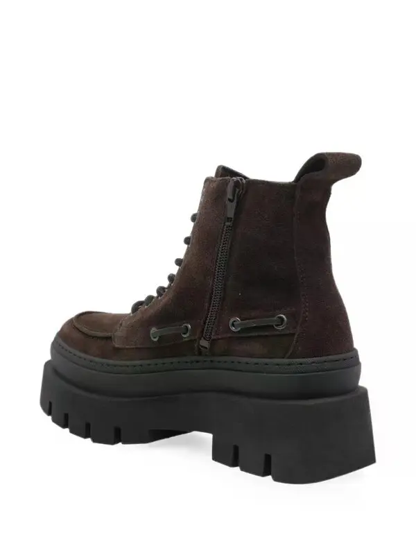 COPENHAGEN  Lace-up Suede Boots