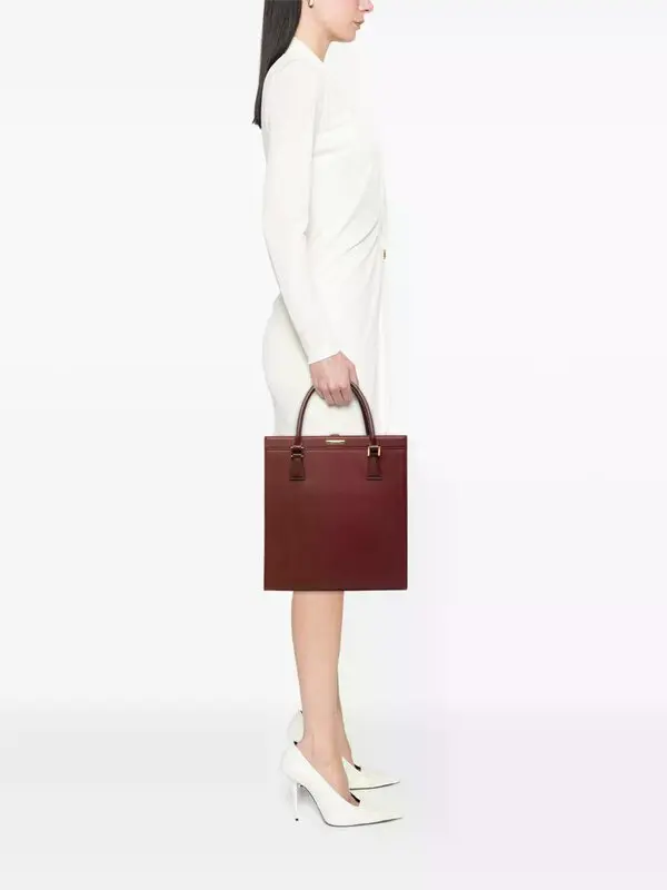Burberry 20th Century Leather Tote Bag