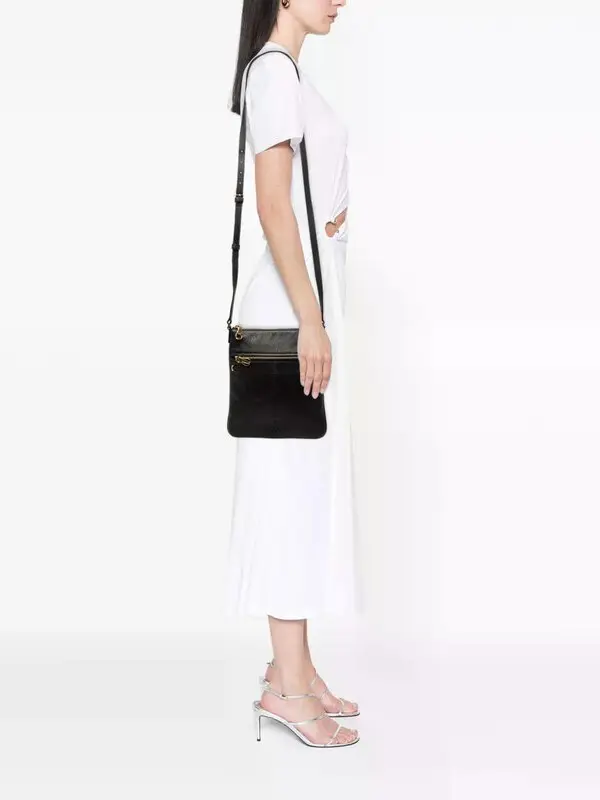 Loewe 2009 Leather Anagram Crossbody Bag