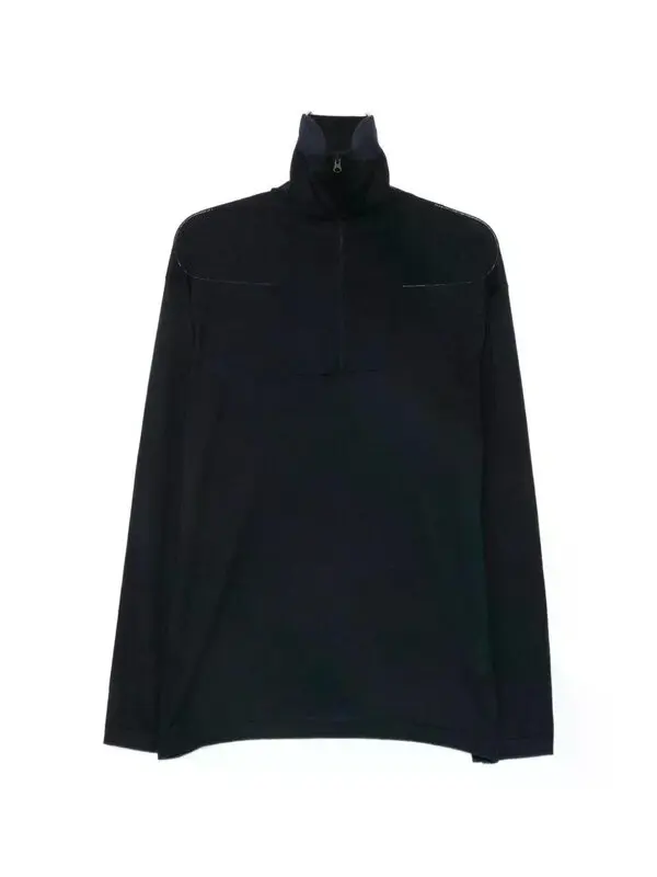 LISA YANG Quarter-zip Long-sleeve Sweater