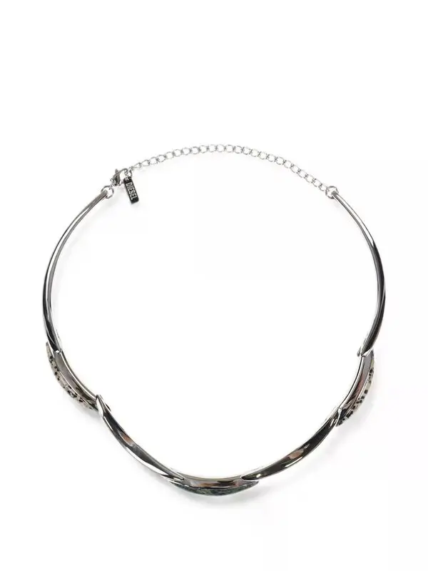 DIESEL® Jasper Stone Choker Necklace