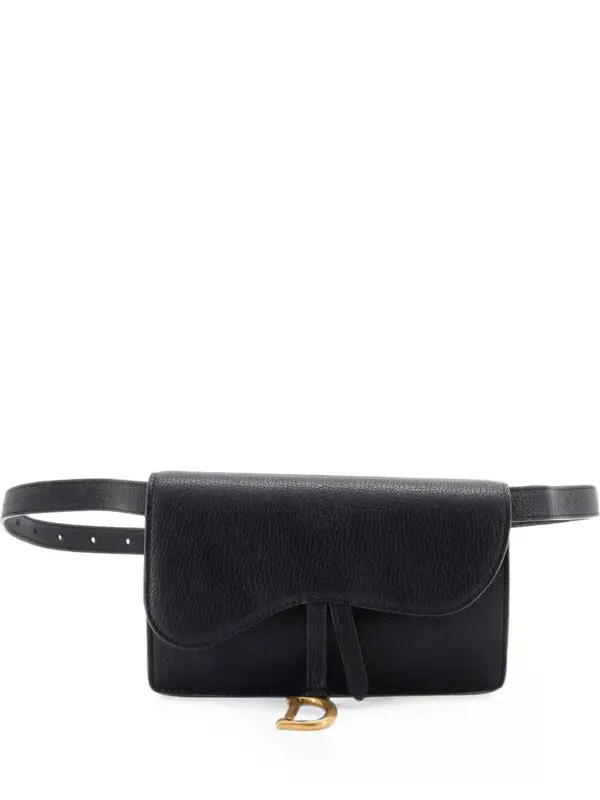 Dior Saddle Rectangular Leather Belt Bag