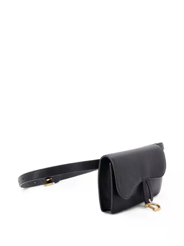 Dior Saddle Rectangular Leather Belt Bag