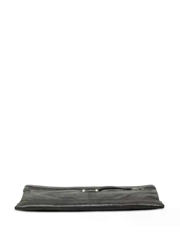 Balenciaga Lambskin Motocross Classic Clip M Clutch Bag
