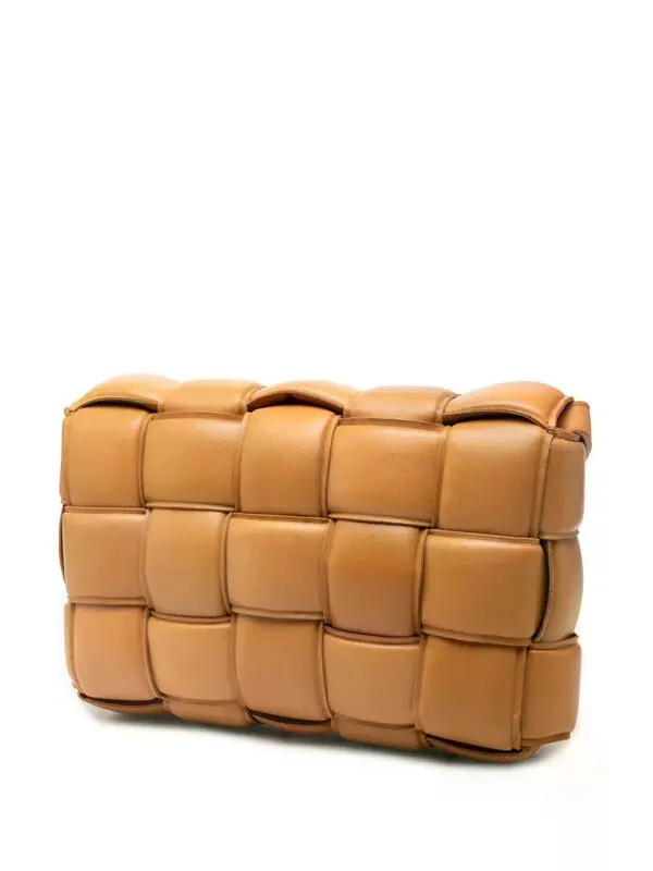 Bottega Veneta 2012-2026 Nappa Intrecciato Padded Cassette Crossbody Bag - Brown