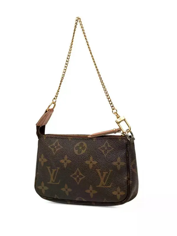 LOUIS VUITTON Monogram Trunks And Locks Mini Pochette Accessoires Shoulder Bag