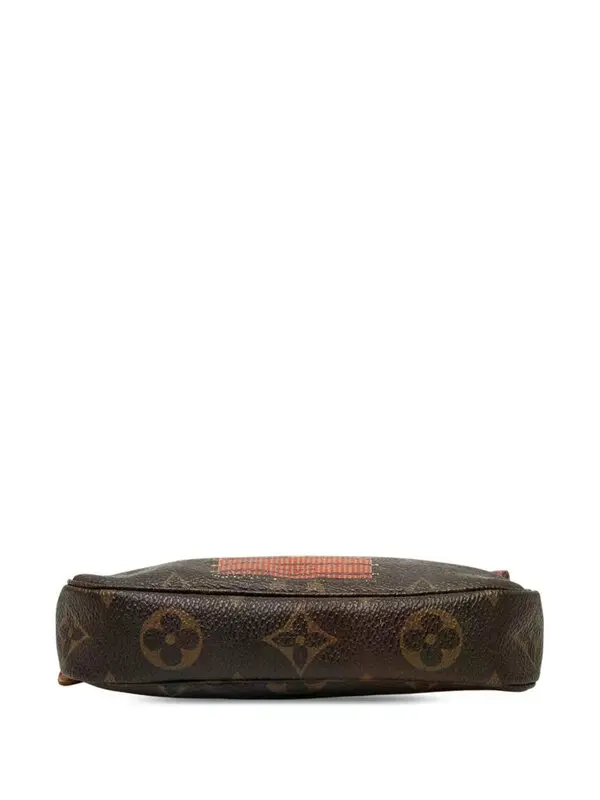 LOUIS VUITTON Monogram Trunks And Locks Mini Pochette Accessoires Shoulder Bag