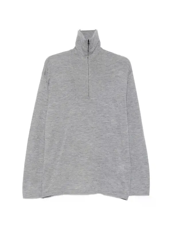 LISA YANG Quarter-zip Long-sleeve Sweater