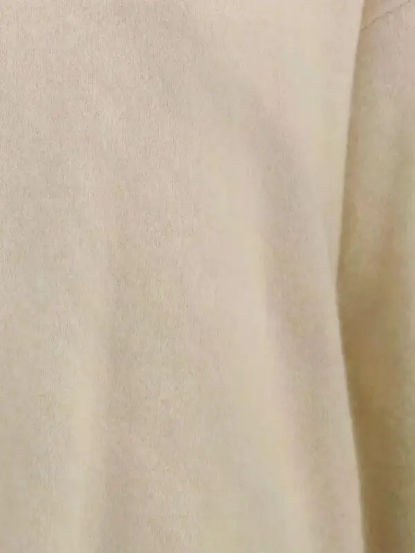 LANEUS Crew-neck Ribbed-trim Sweater