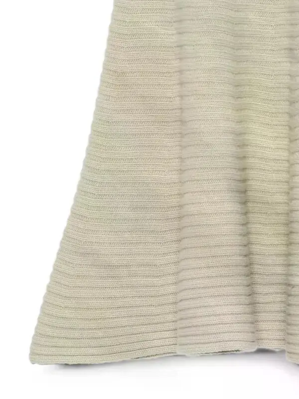Christian Wijnants Ribbed-knit Flared Skirt