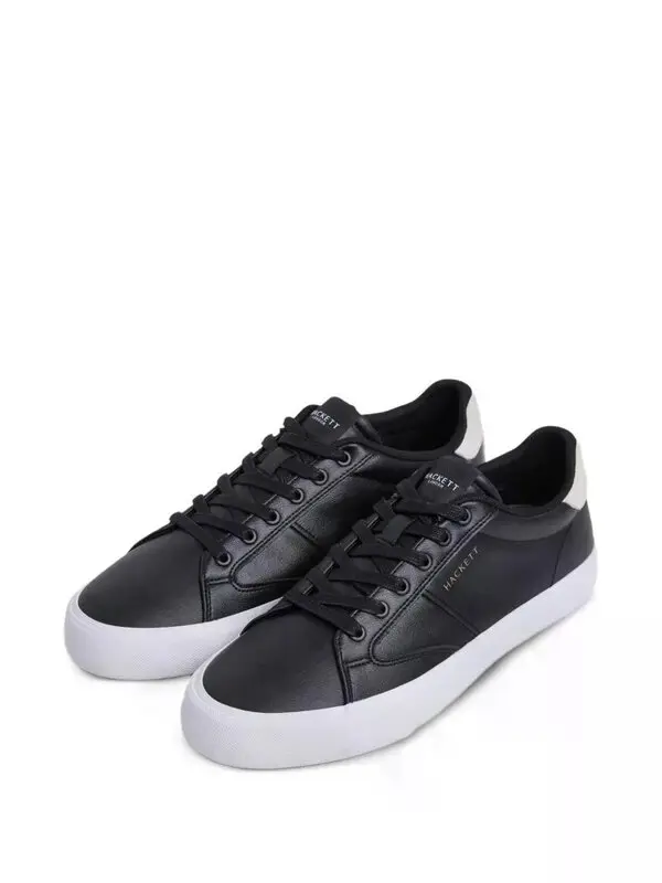 HACKETT LONDON Logo-print Leather Low-top Sneakers
