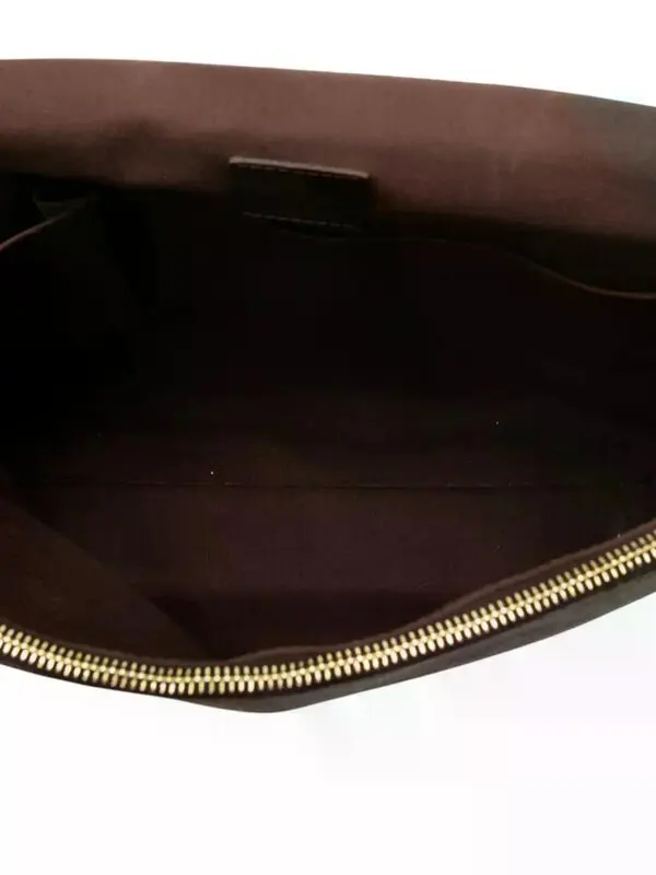 LOUIS VUITTON 2009 Damier Ebene Brooklyn Mm Cross Body Bag