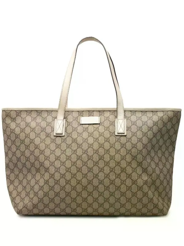 Gucci Gg Supreme Tote Bag - Neutrals