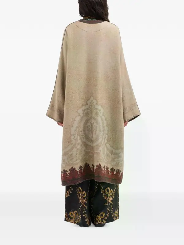 PIERRE-LOUIS MASCIA Pancake Paisley-print Wool Kimono