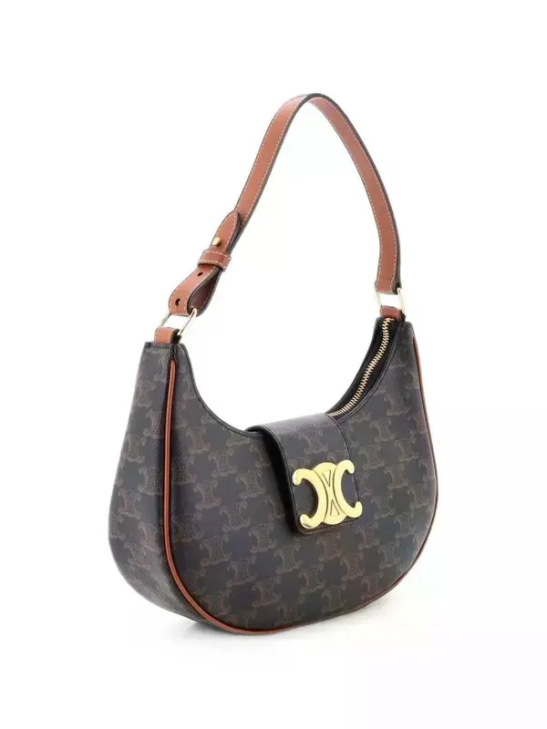 Celine Ava Triomphe Bag Triomphe Coated Canvas Shoulder Bag