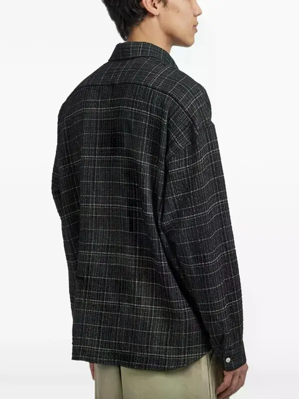 SUNFLOWER Check-pattern Button-down Shirt