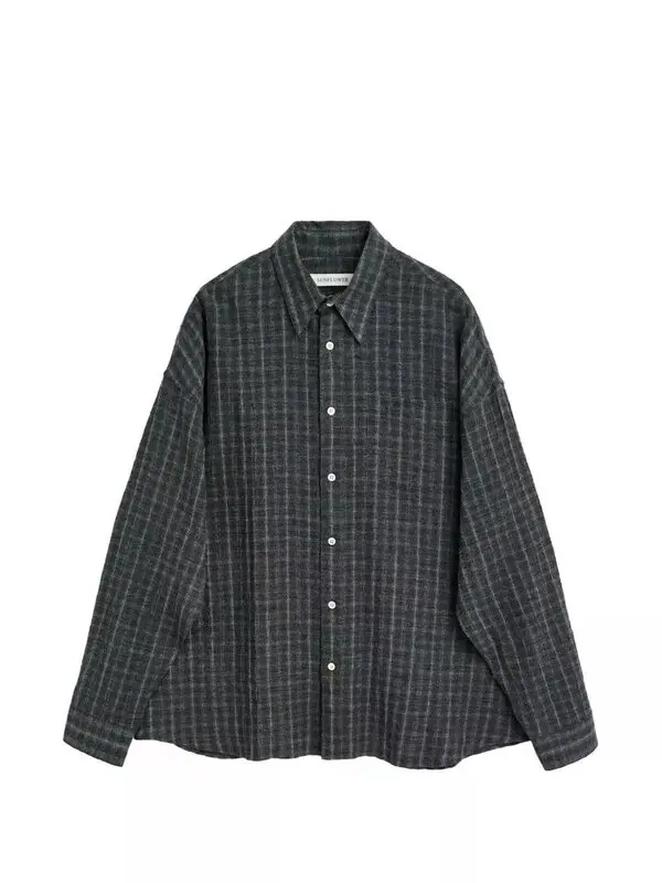 SUNFLOWER Check-pattern Button-down Shirt