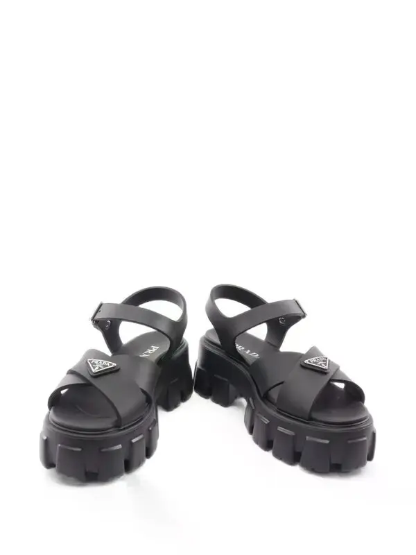Prada Monolith Open-toe Sandals