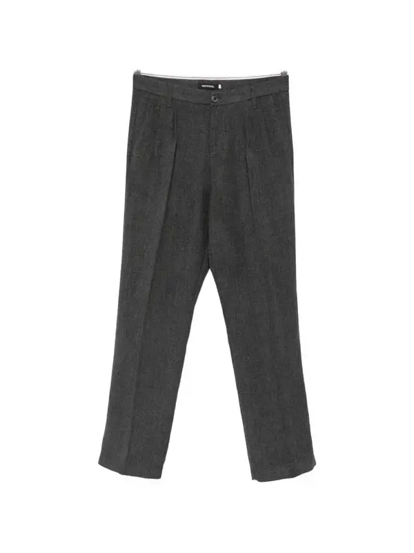 Imperial Pleated Straight-leg Trousers