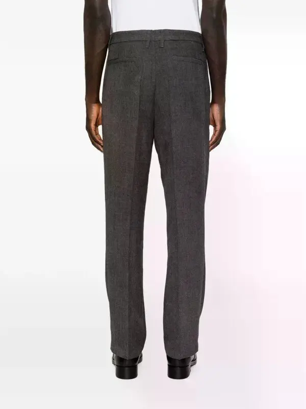 Imperial Pleated Straight-leg Trousers