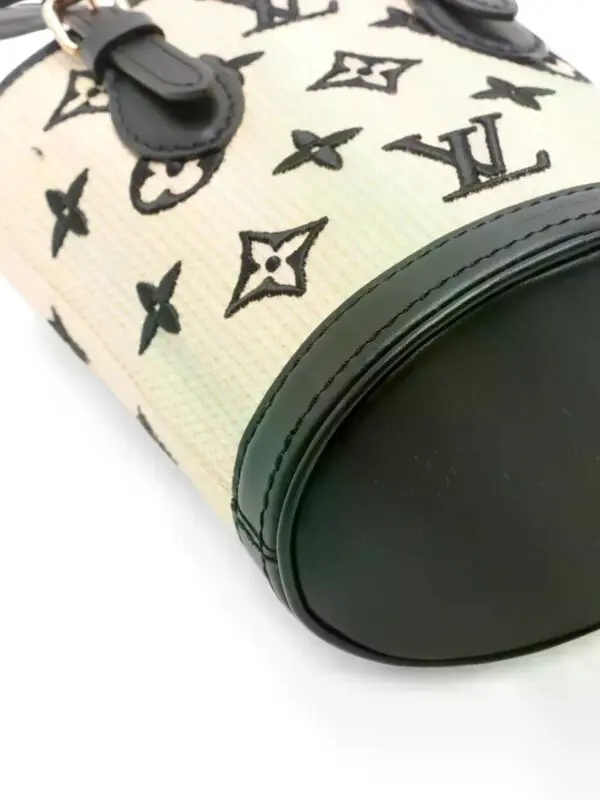 LOUIS VUITTON Monogram Cotton Nano Bucket Bag
