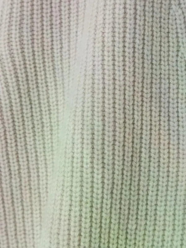 LARDINI Ribbed-knit Patch-pocket Cardigan
