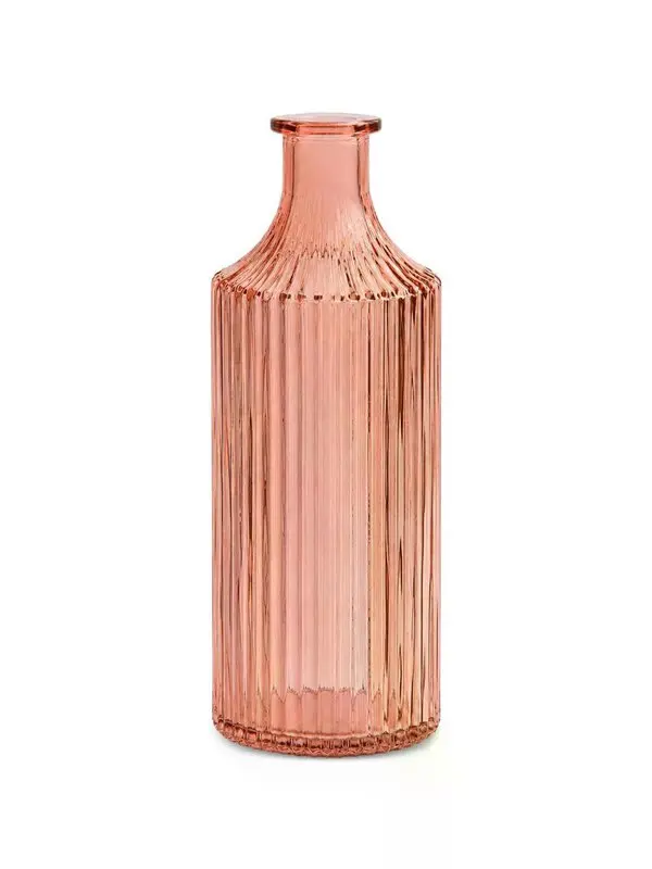 CU I SEEYOU Ribbed Glass Vase - Pink