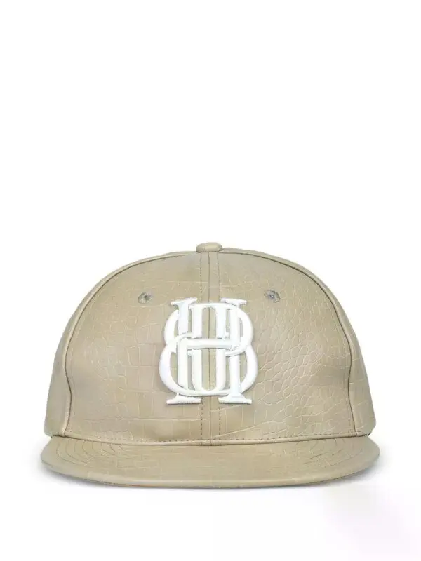 BREATH Crocodile-effect Embroidered Baseball Cap