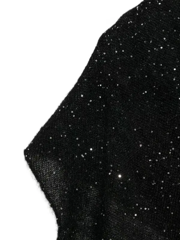 NUDE Sequin-embellished Mohair Scarf